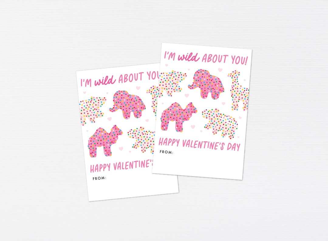 Animal Cookie Valentine Tags · Circus Cookies Kids Printable Classroom ...