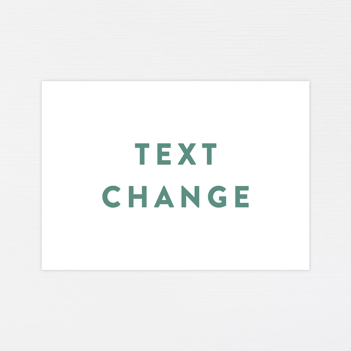 Add-on Custom Text Change Custom Wording/text Change for - Etsy