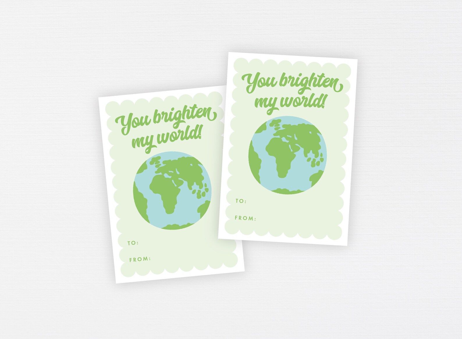 Globe Kids Valentine Tags World Travel Printable Classroom | Etsy