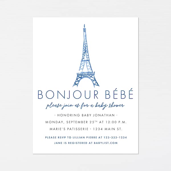 French Baby Shower - Etsy
