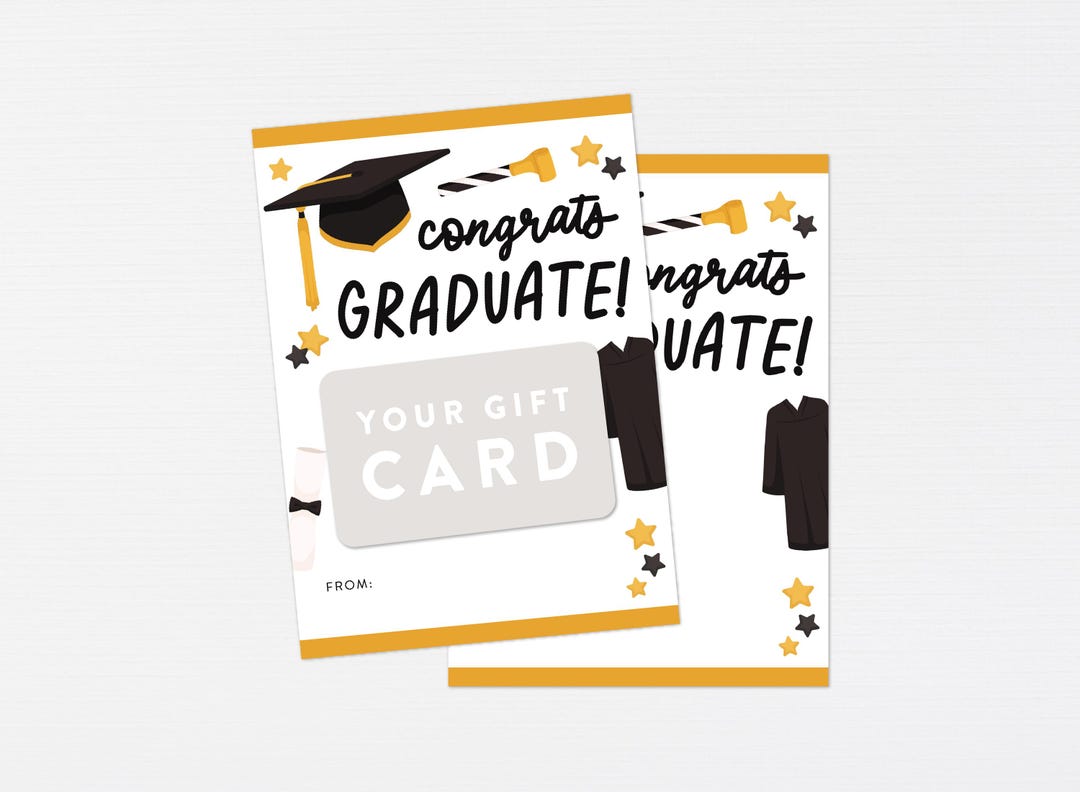 Graduation Gift Card Holder · High School College Grad Gift · Congrats ...