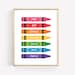 Education Poster Set Colorful Learning Art Prints Homeschool Classroom ...
