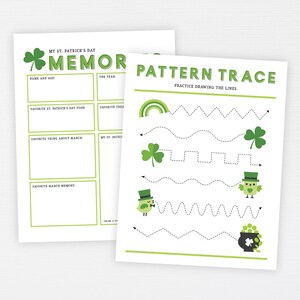 St. Patrick's Day Educational Activity Bundle Holiday Shamrock ...