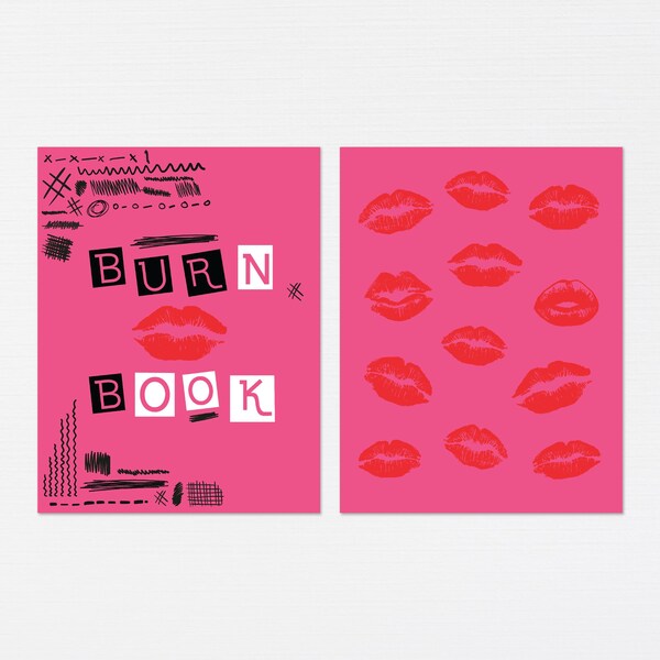 Burn Book Cover - Etsy