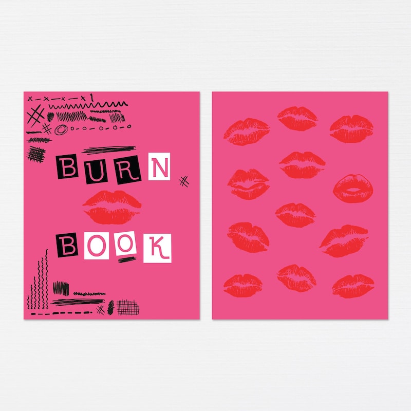 Burn Book Cover - Etsy