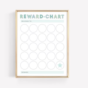 Chore Reward Chart Printable Chore Chart Chore or Potty Training ...