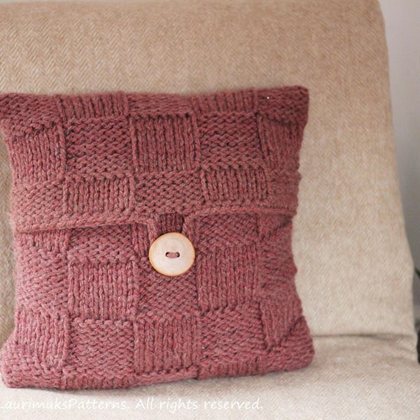 Knitting Pattern Super Chunky Cushion Covers Listing05 - Etsy