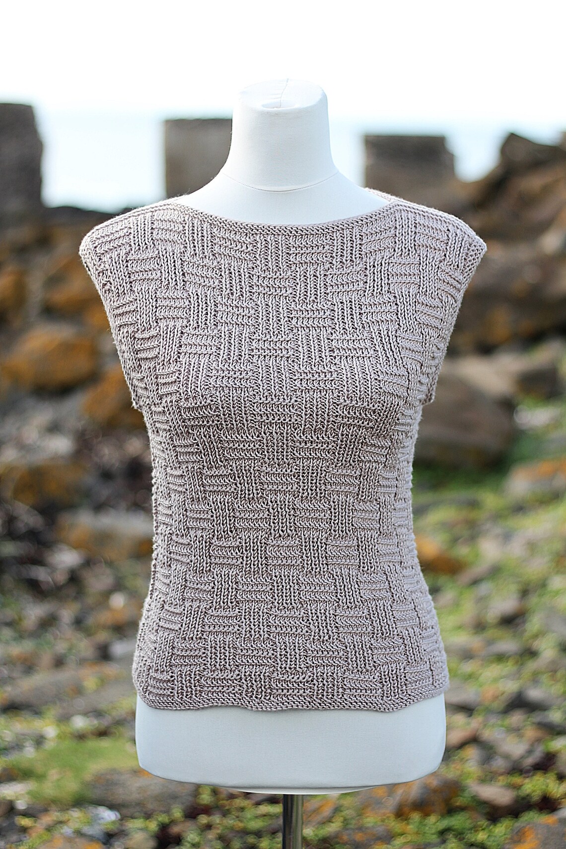 KNITTING PATTERN for Women Pebble Summer Top Clothing - Etsy