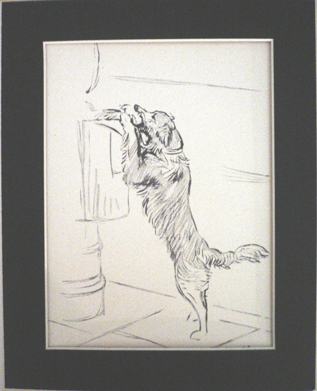 Vintage 1939 Lucy Dawson Sheepdog Print, Mounted Bob Film Star Dog - Etsy