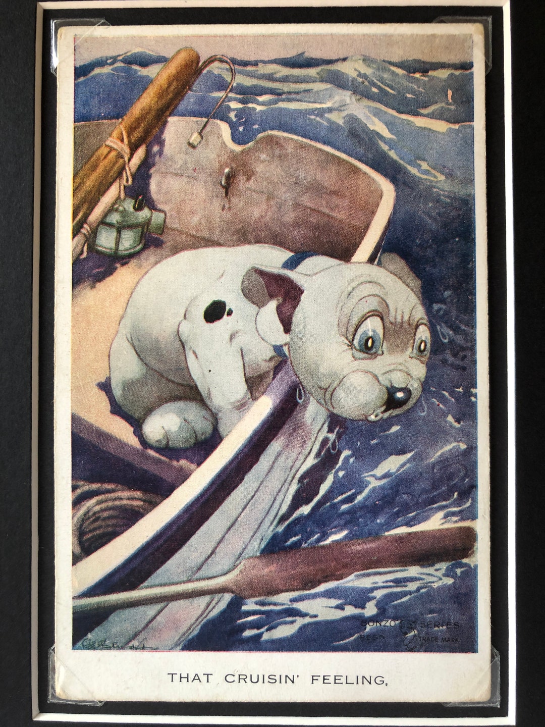 Vintage Studdy Postcard Bonzo Funny Dog Character 1920S George Studdy ...