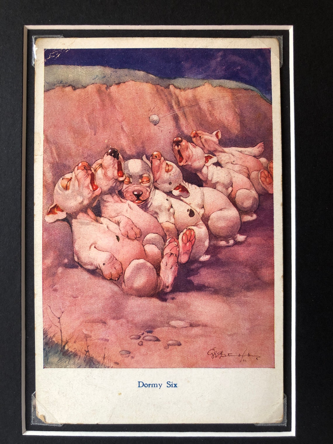 Vintage Studdy Postcard Bonzo Funny Dog Character 1920S George Studdy R ...