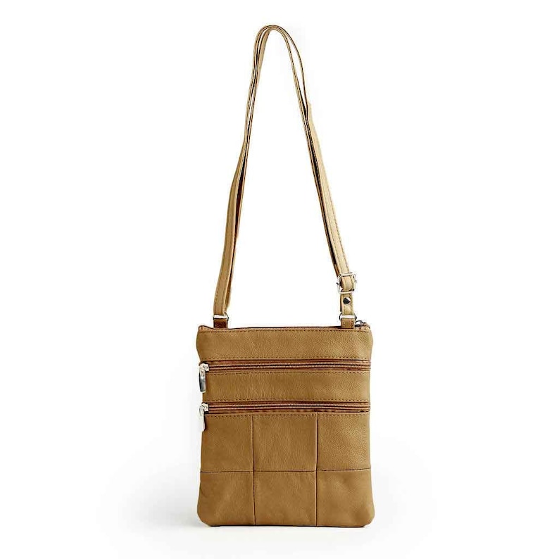 Genuine Leather Slim Cross Body Handbag - Etsy