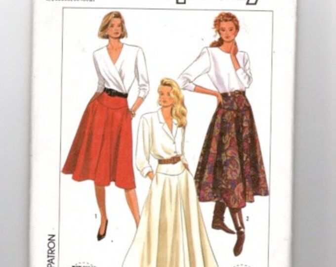 Sewing Pattern Simplicity 9317 for Skirt Variations, Sz 8-10-12, Fun ...