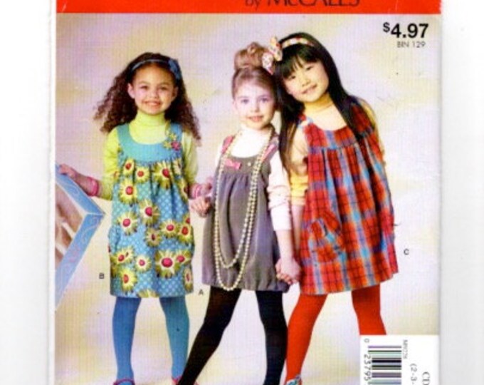 UNCUT Sewing Pattern Mccalls 9228 for Toddler and Girls Jumper ...