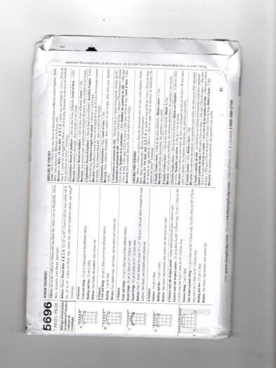 UNCUT Sewing Pattern Simplicity 5696 for Window Treatments, Valances ...