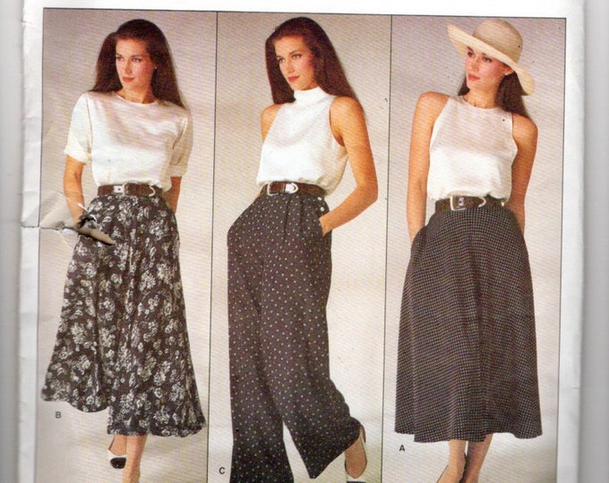 Sewing Pattern Vogue 1723 for Skirt Variations and Pants, Sz 8, Ralph ...