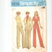 Vintage Simplicity Sewing Pattern 6772 for Jacket and Pants, Sz 10 ...