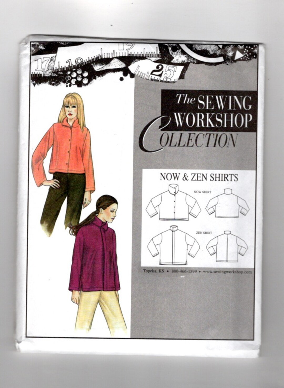 UNCUT Sewing Pattern From the Sewing Workshop for Now and Zen Shirt ...