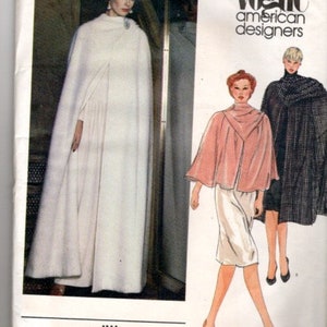 UNCUT Sewing Pattern Vogue 2617 American Designers Series for Cape in ...