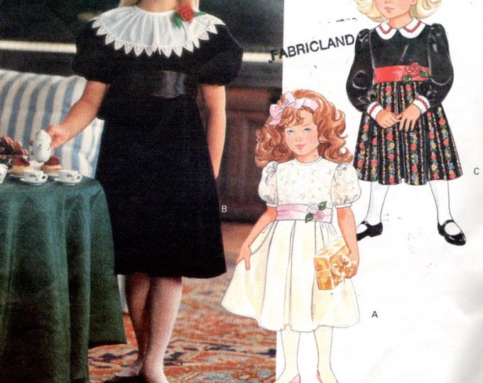 UNCUT Sewing Pattern Little Vogue 2769 for Toddler Girls' Dress, Sz 5-6 ...