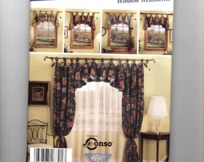 UNCUT Sewing Pattern Simplicity 5696 for Window Treatments, Valances ...