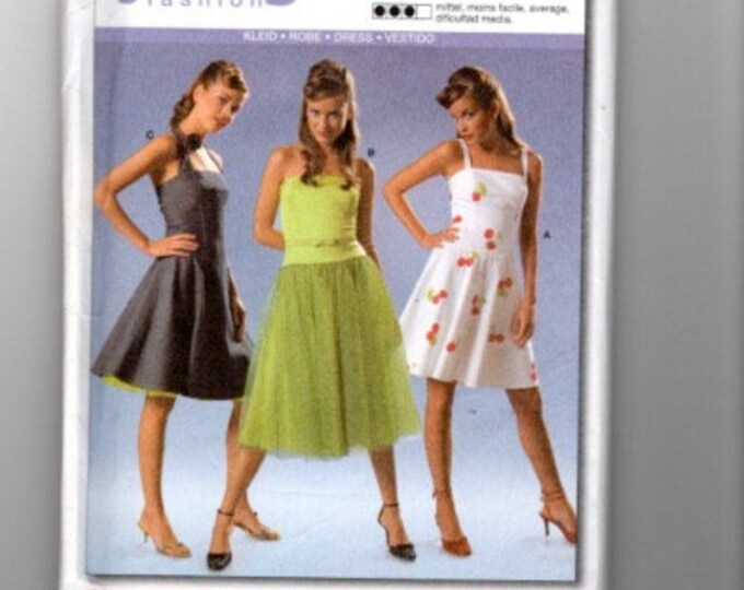 UNCUT Sewing Pattern Burda 8174 for Dress Variations, Sz 8--18 ...