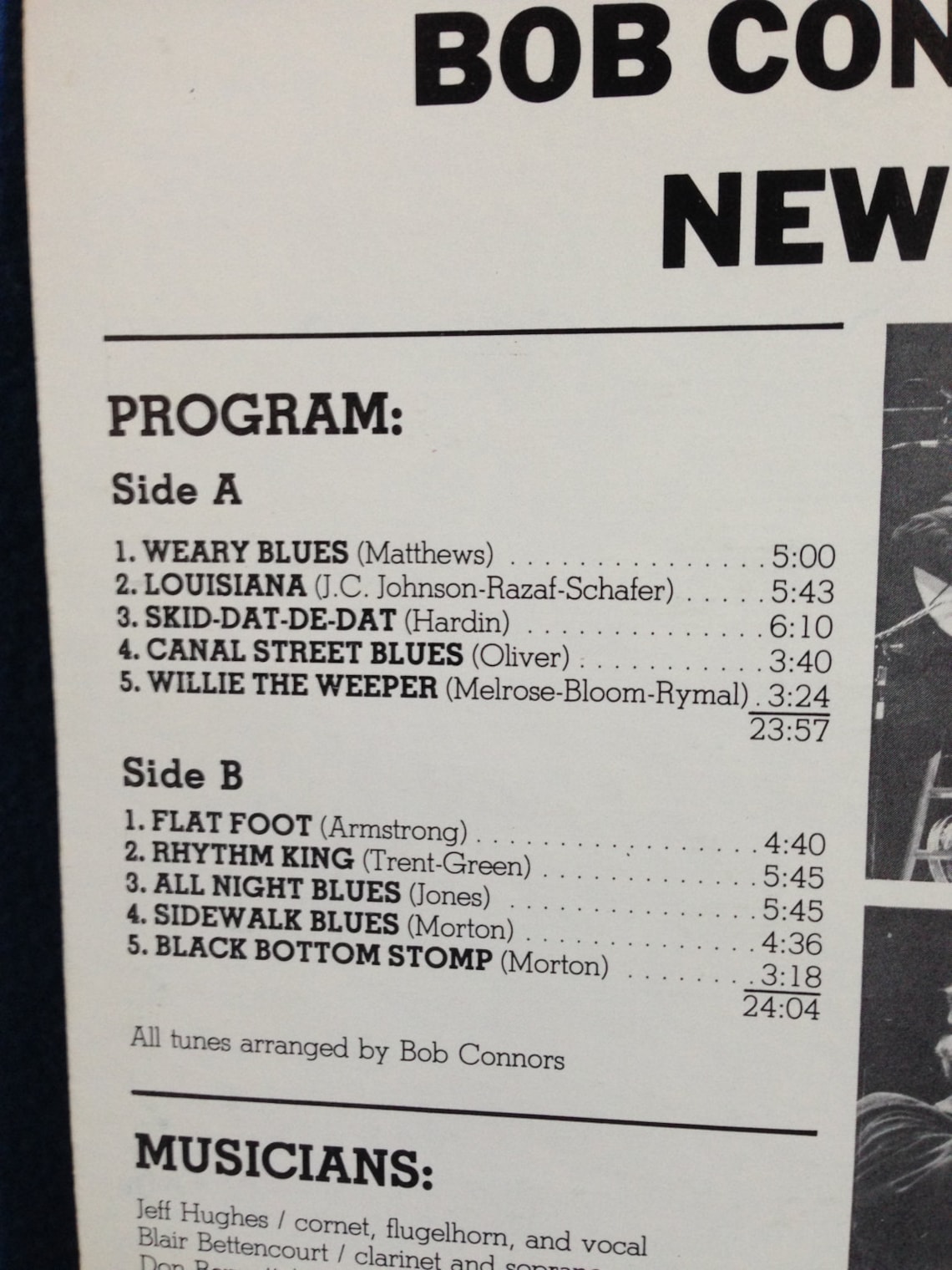 RARE Vintage Bob Connors' New Yankee Rhythm Kings - Etsy