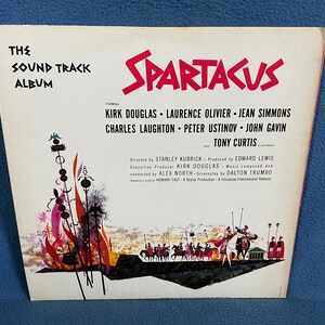 Vintage, Spartacus original Soundtrack Recording, Vinyl LP, Record ...