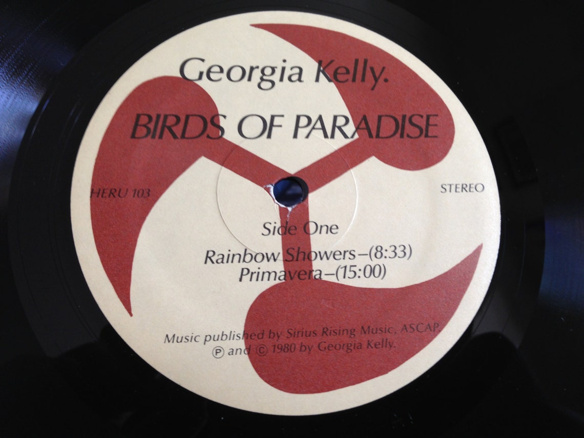 Vintage Georgia Kelly birds of Paradise Vinyl - Etsy