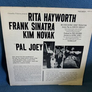 Vintage, "pal Joey" Original Soundtrack, Vinyl LP, Record Album, 1957 ...