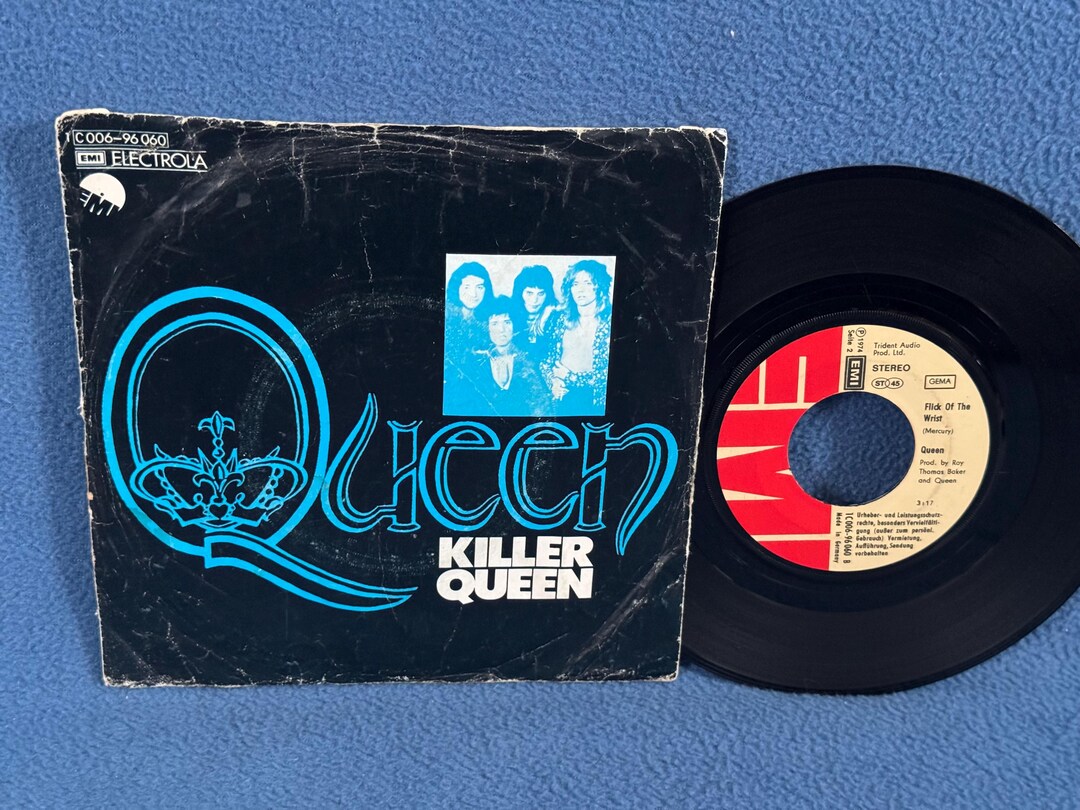RARE Vintage, Queen killer Queen / Flick of the Wrist Vinyl LP 7 Record ...