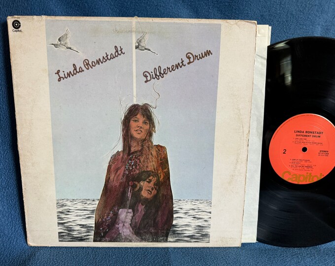 Vintage, Linda Ronstadt, "different Drum" Vinyl LP Record Album ...