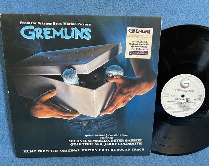 RARE, Vintage, gremlins Original Soundtrack, Film Score, Vinyl LP ...