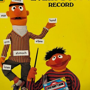 Vintage, Sesame Street, every Body's Record, Vinyl LP Lbum, Childrens ...