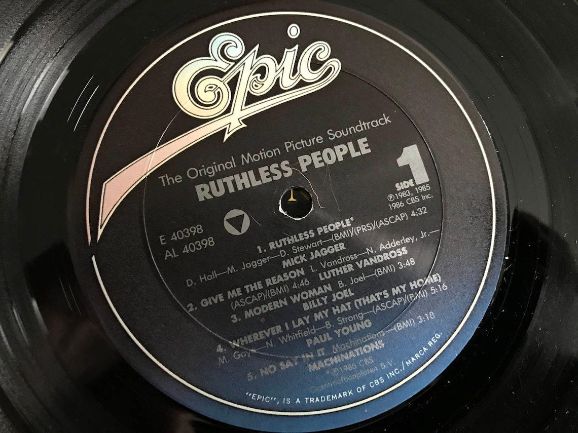 Vintage Ruthless People original Soundtrack | Etsy