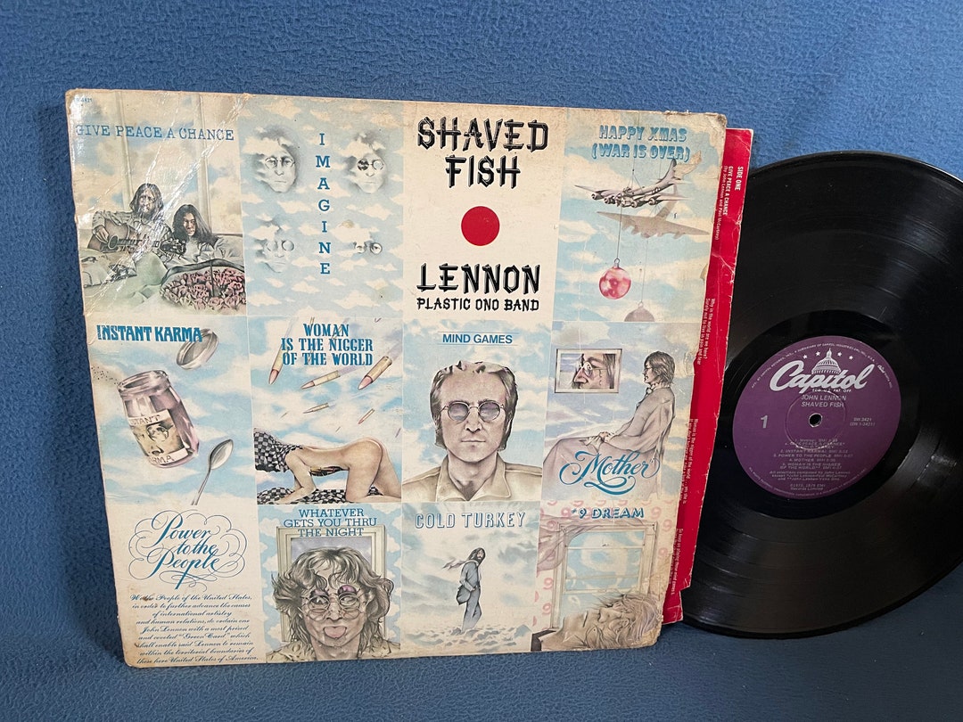 Vintage, John Lennon Plastic Ono Band shaved Fish, Vinyl LP Record ...