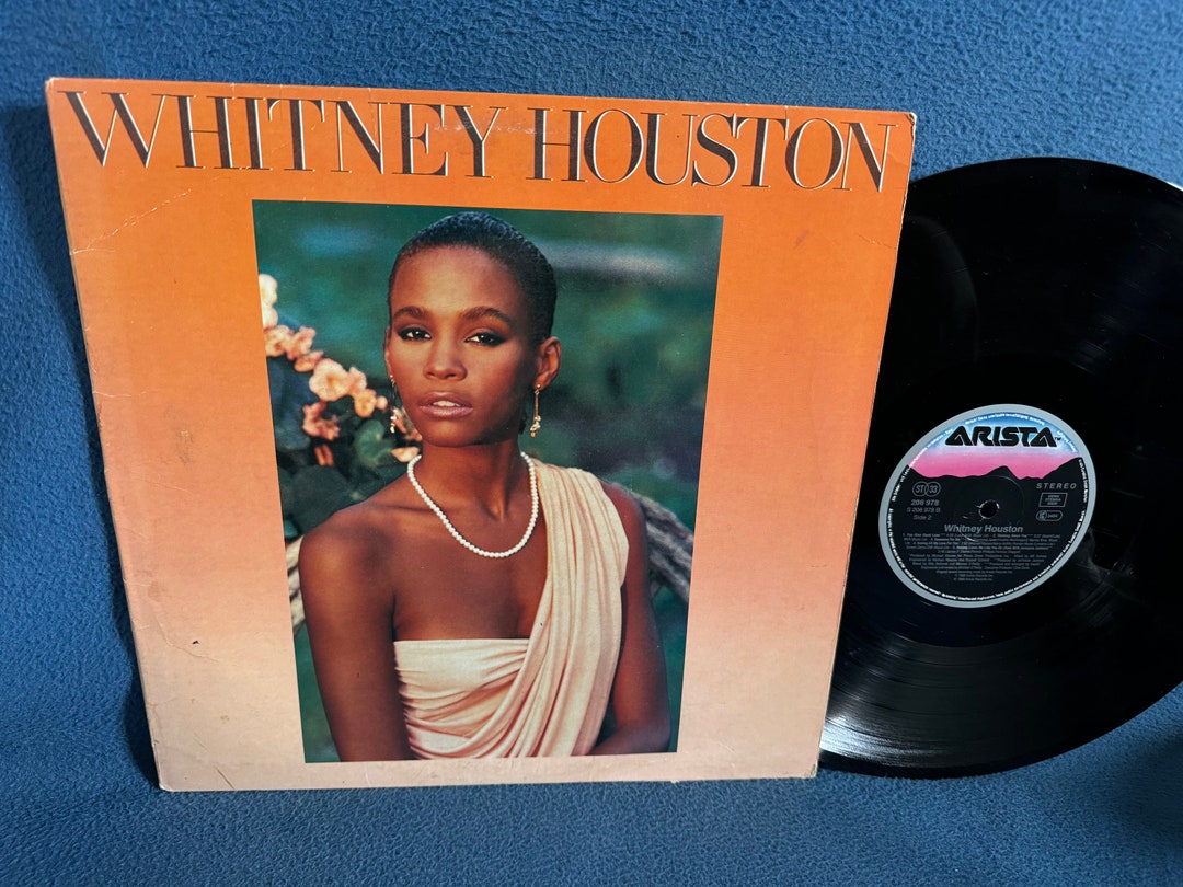Vintage, Whitney Houston s/t Debut, Vinyl LP, Record Album, Original 1985 Press, Thinking About ...