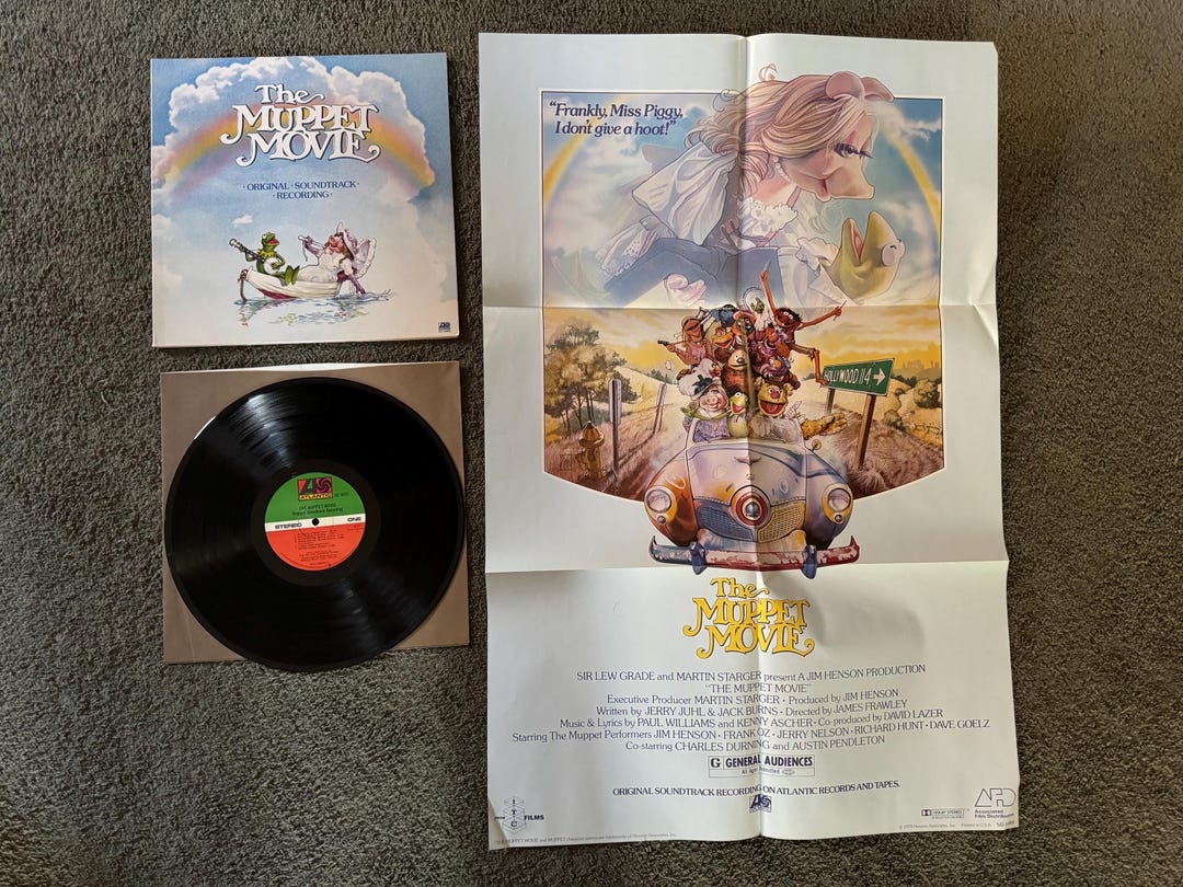 RARE, Vintage, "the Muppet Movie" Original Soundtrack Vinyl LP Record ...