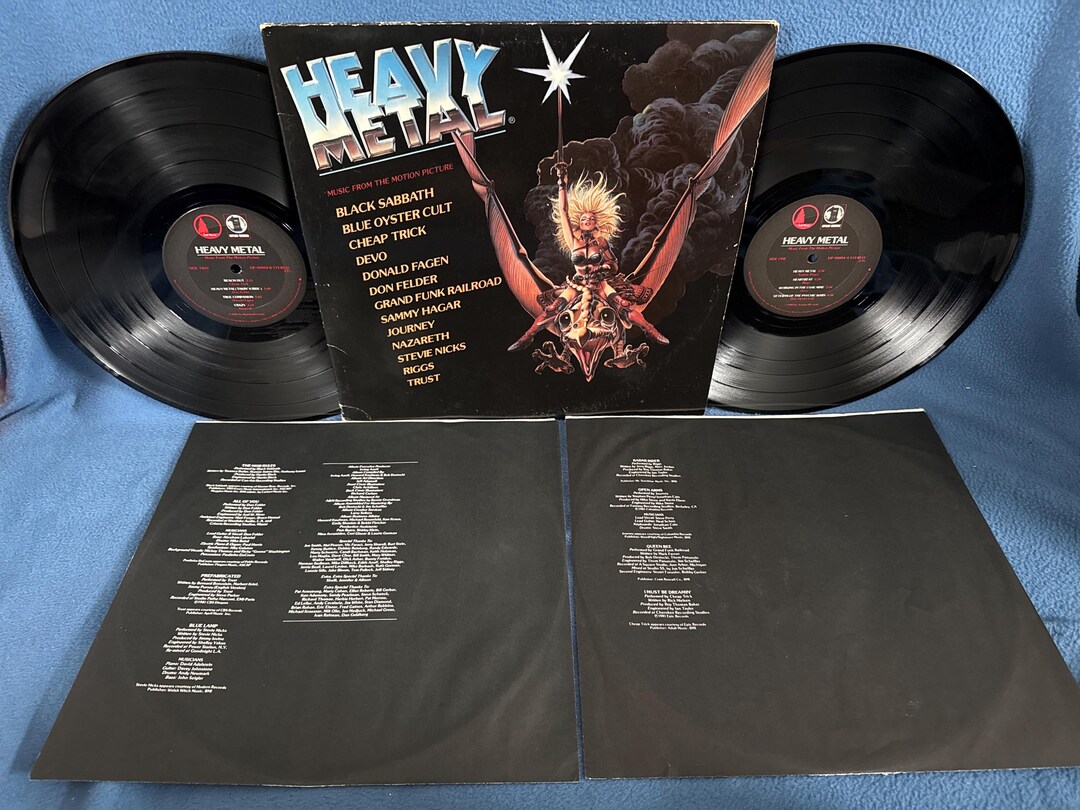 RARE Vintage heavy Metal Original Soundtrack, Vinyl LP Record, First ...