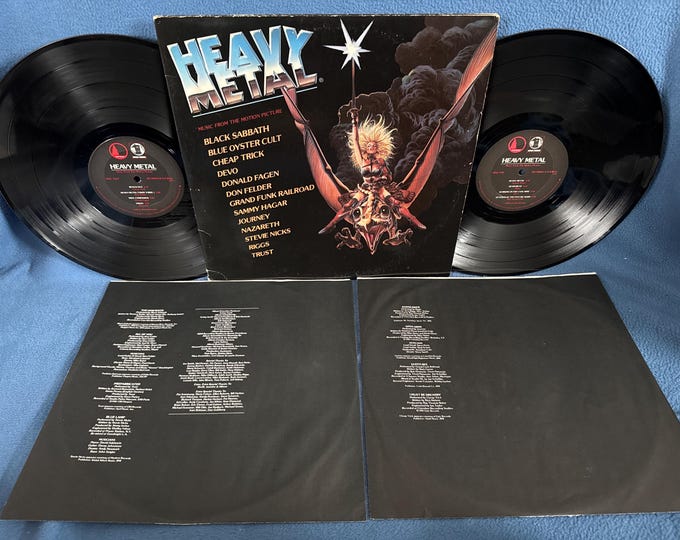RARE Vintage "heavy Metal" Original Soundtrack, Vinyl LP Record, First ...