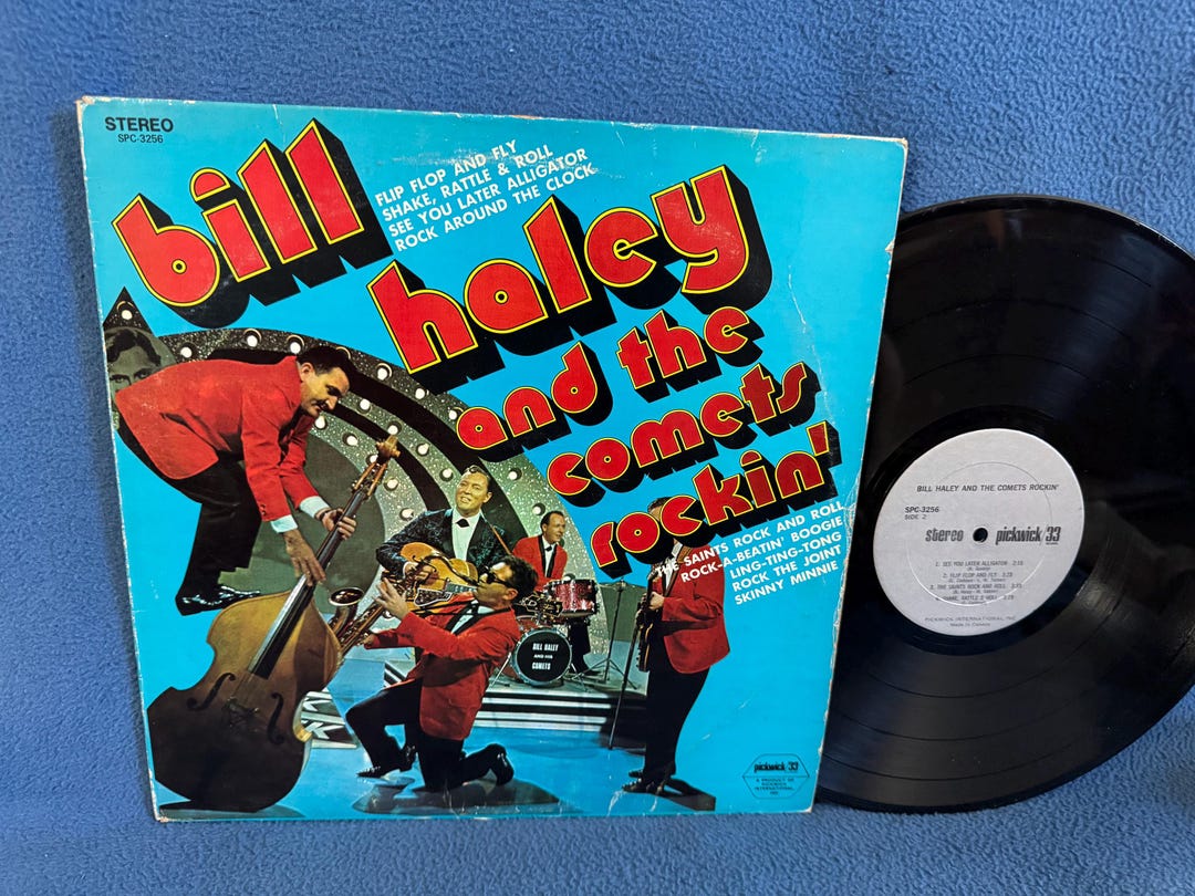 Vintage, Bill Haley and the Comets - "rockin' Big Hits" Vinyl LP Record ...