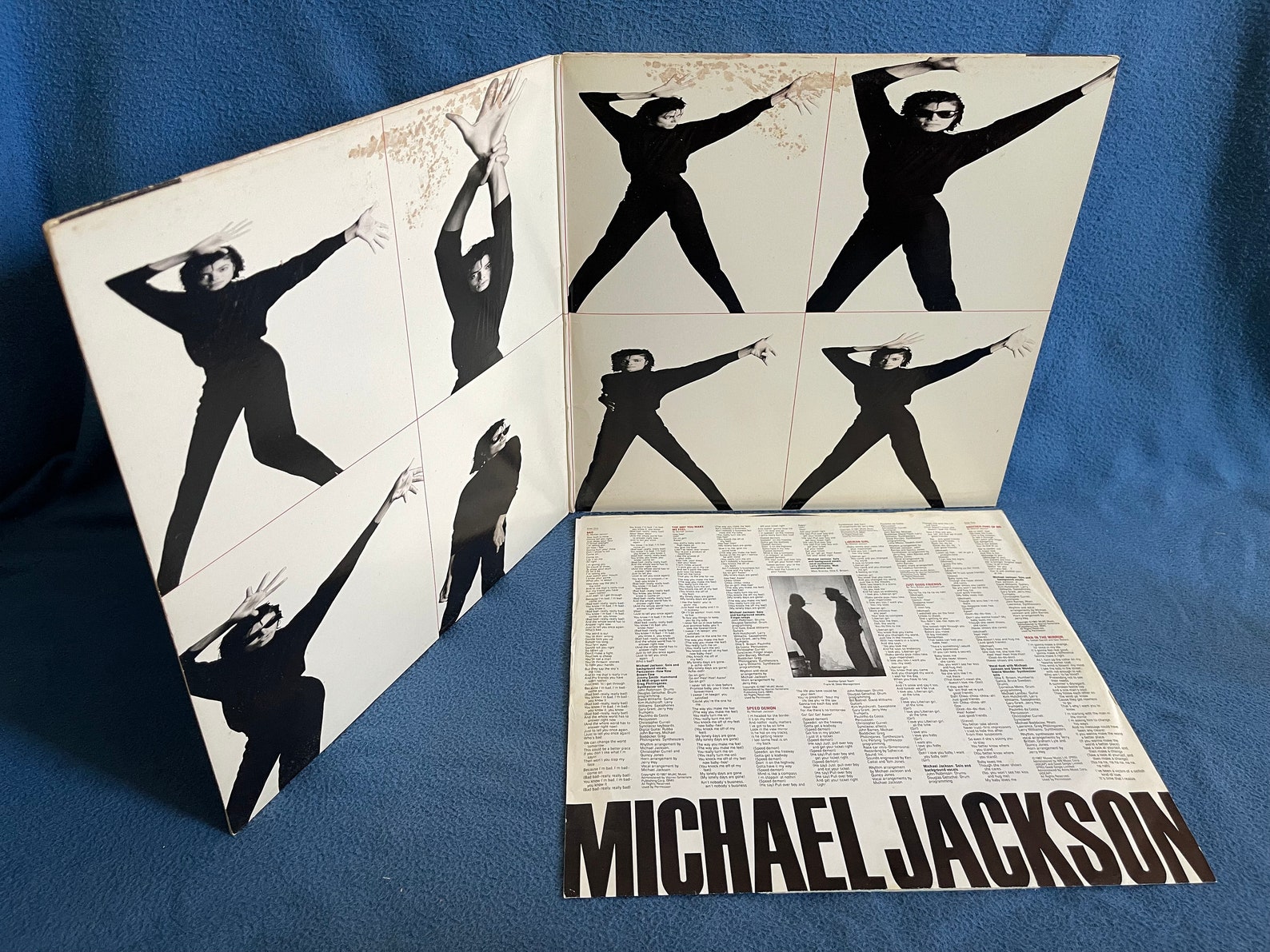RARE Vintage Michael Jackson bad Vinyl LP Record - Etsy