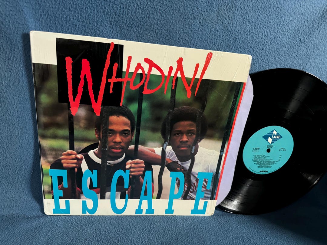 Vintage, Whodini escape, Vinyl LP Record Album, Old School Rap, Hip Hop ...