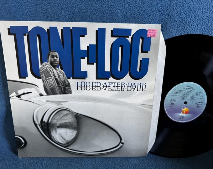 RARE, Vintage, Tone-loc - "loc'ed After Dark", Vinyl LP Record Album ...