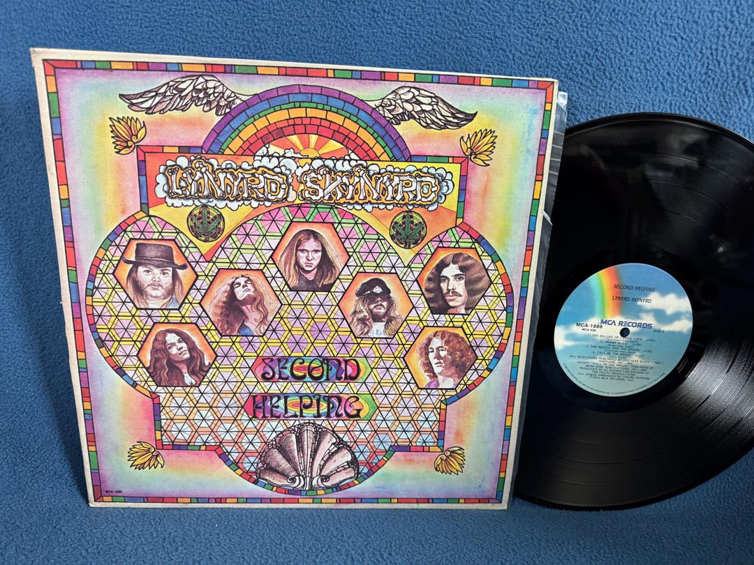 RARE, Vintage, Lynyrd Skynyrd "second Helping", Vinyl LP Record Album ...