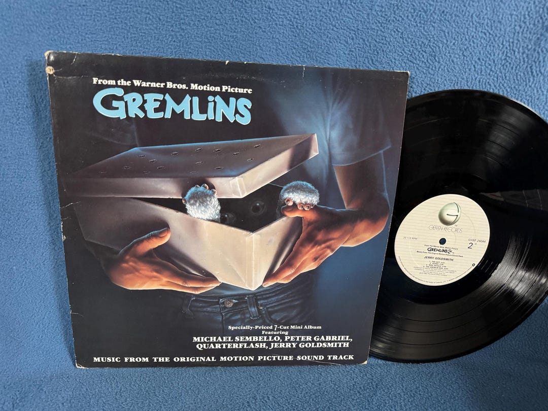 RARE, Vintage, "gremlins" Original Soundtrack, Film Score, Vinyl LP ...