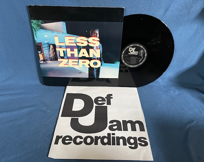 RARE, Vintage, Less Than Zero - "original Soundtrack" Vinyl LP Record ...