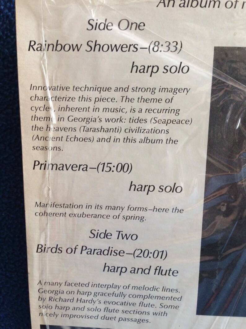 Vintage Georgia Kelly birds of Paradise Vinyl - Etsy