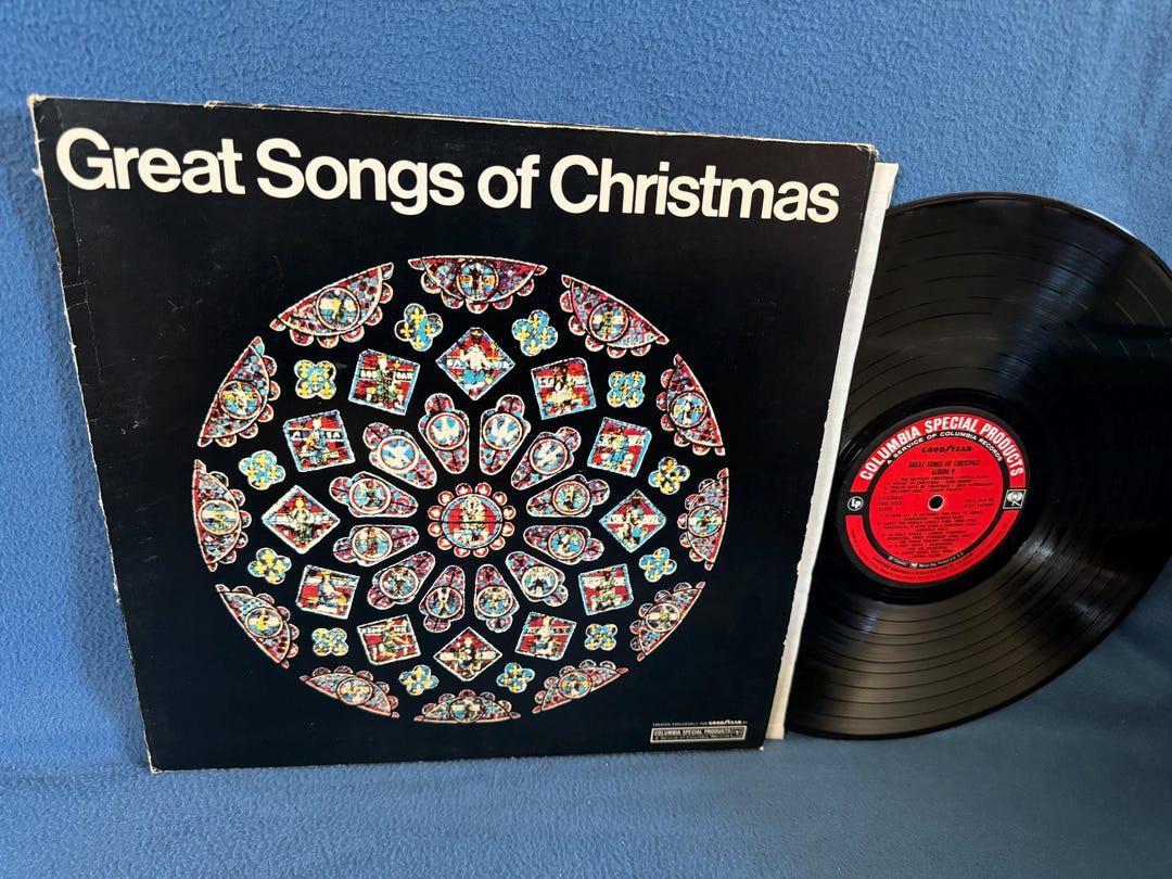 Vintage, great Songs of Christmas Vinyl LP Record Album Compilation ...