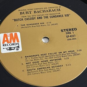Vintage, Butch Cassidy and the Sundance Kid, "original Motion Picture ...